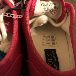 Polo Ralph Lauren | Shoes | Girls Polo Tennis Shoes Pink | Poshmark